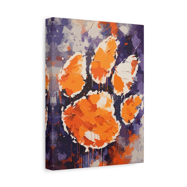 Clemson Paw Print - Etsy