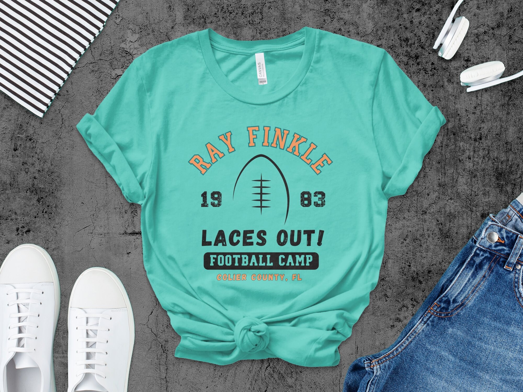 Classic Retro 80s Shirt, Ray Finkle Football Camp Shirt, Funny Sports ...