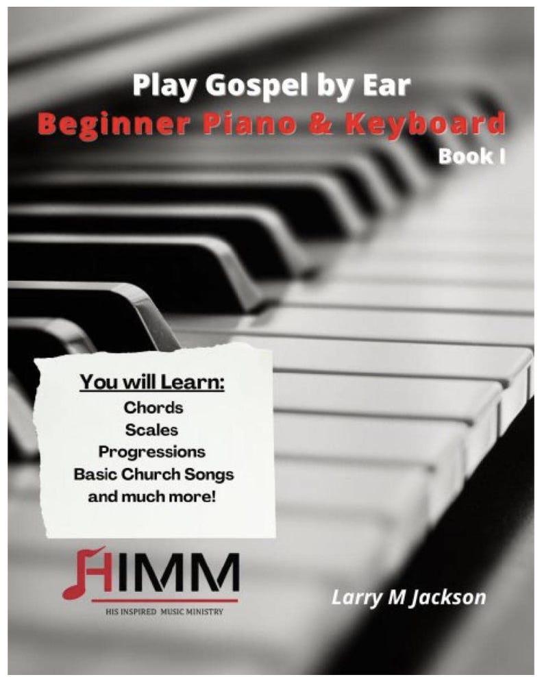 Play Gospel by Ear: Beginning Piano/keyboard Book I Paperback - Etsy