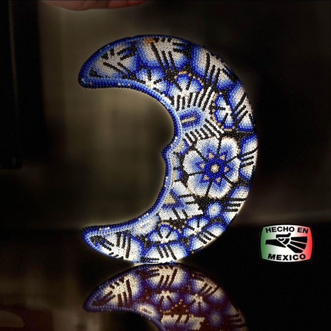 Huichol Moon - Etsy