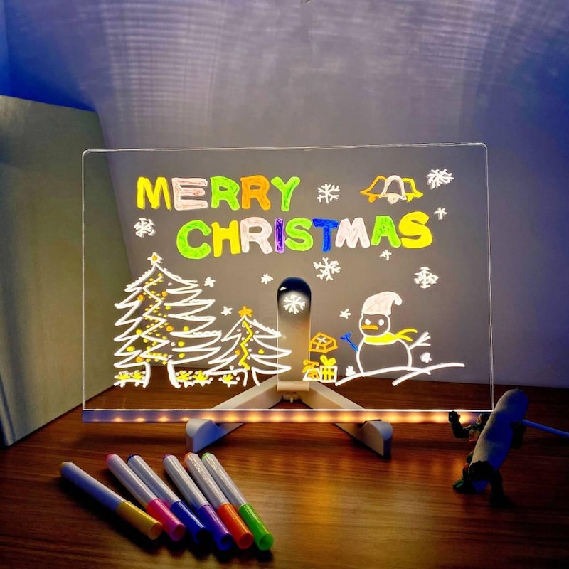 Light up Acrylic Message Board - Etsy