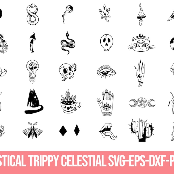 Trippy Svg - Etsy