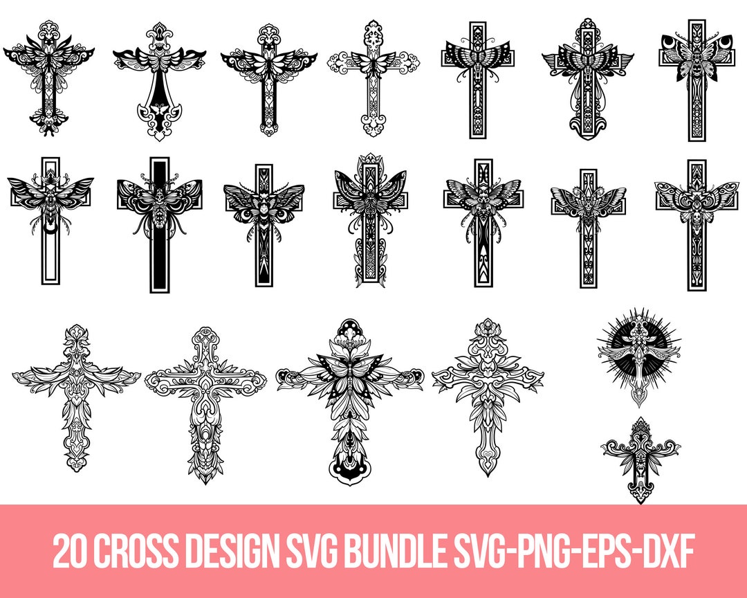 High Detailed Cross Svg File/ Cross Clipart/ Crosses Svg File ...