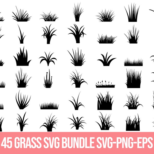 Grass Svg - Etsy