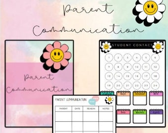 Parent Communication Log fillable - Etsy