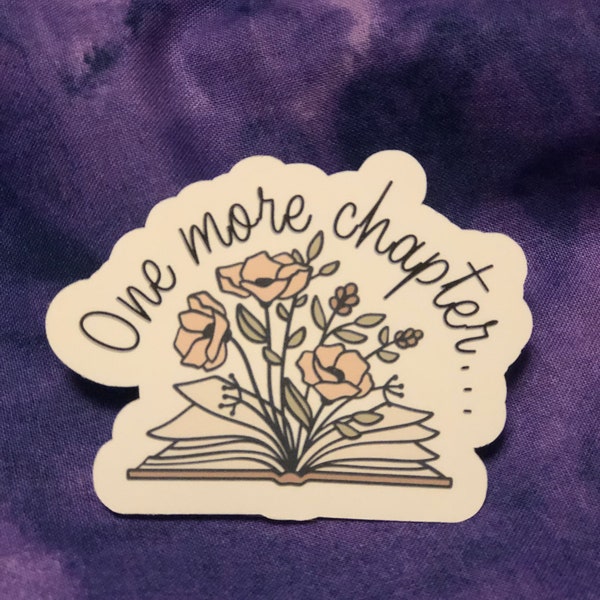 One More Chapter Sticker - Etsy