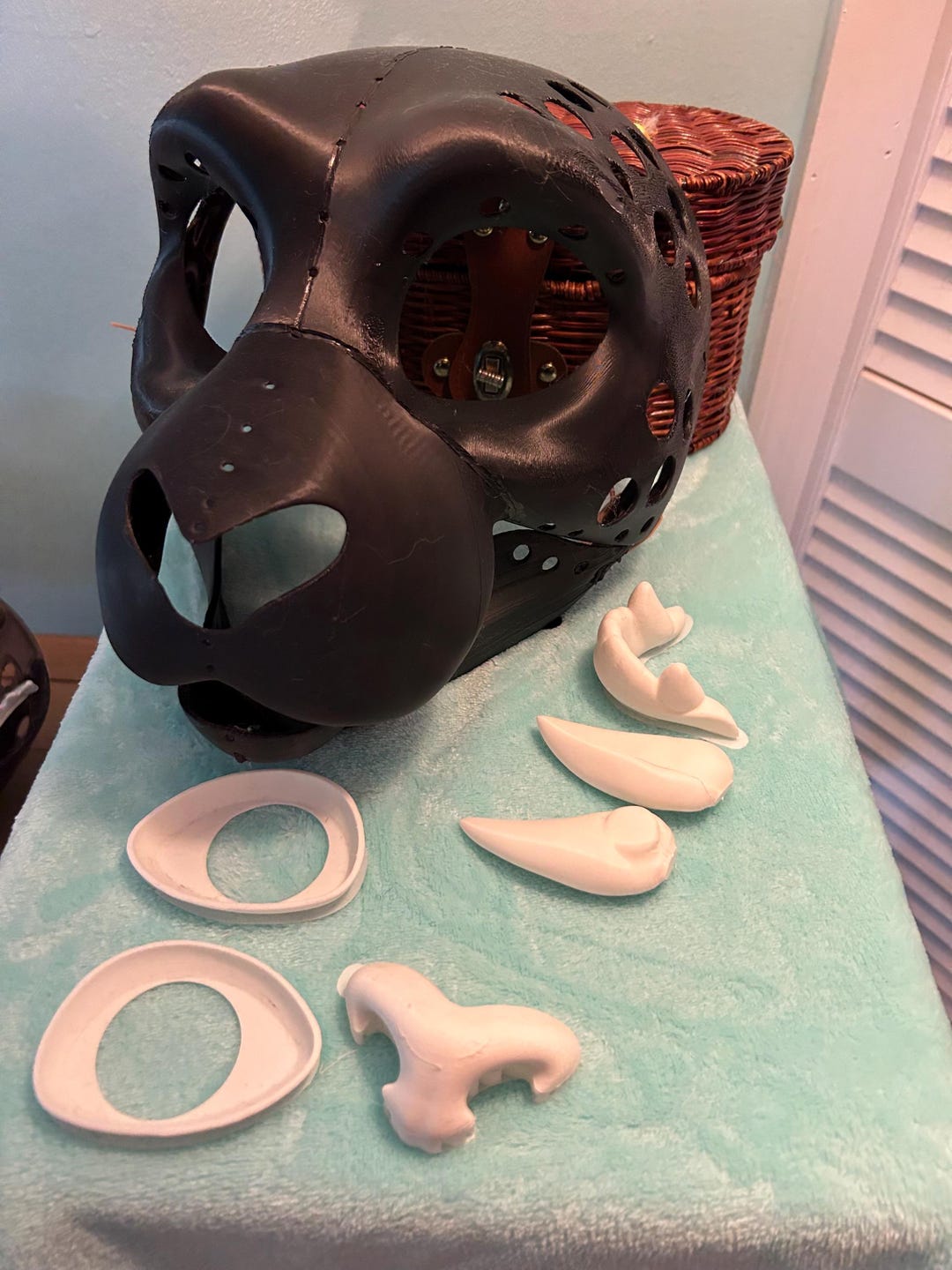 Sabertooth Tiger Fursuit Headbase Moving Jaw (made to Order) - Etsy