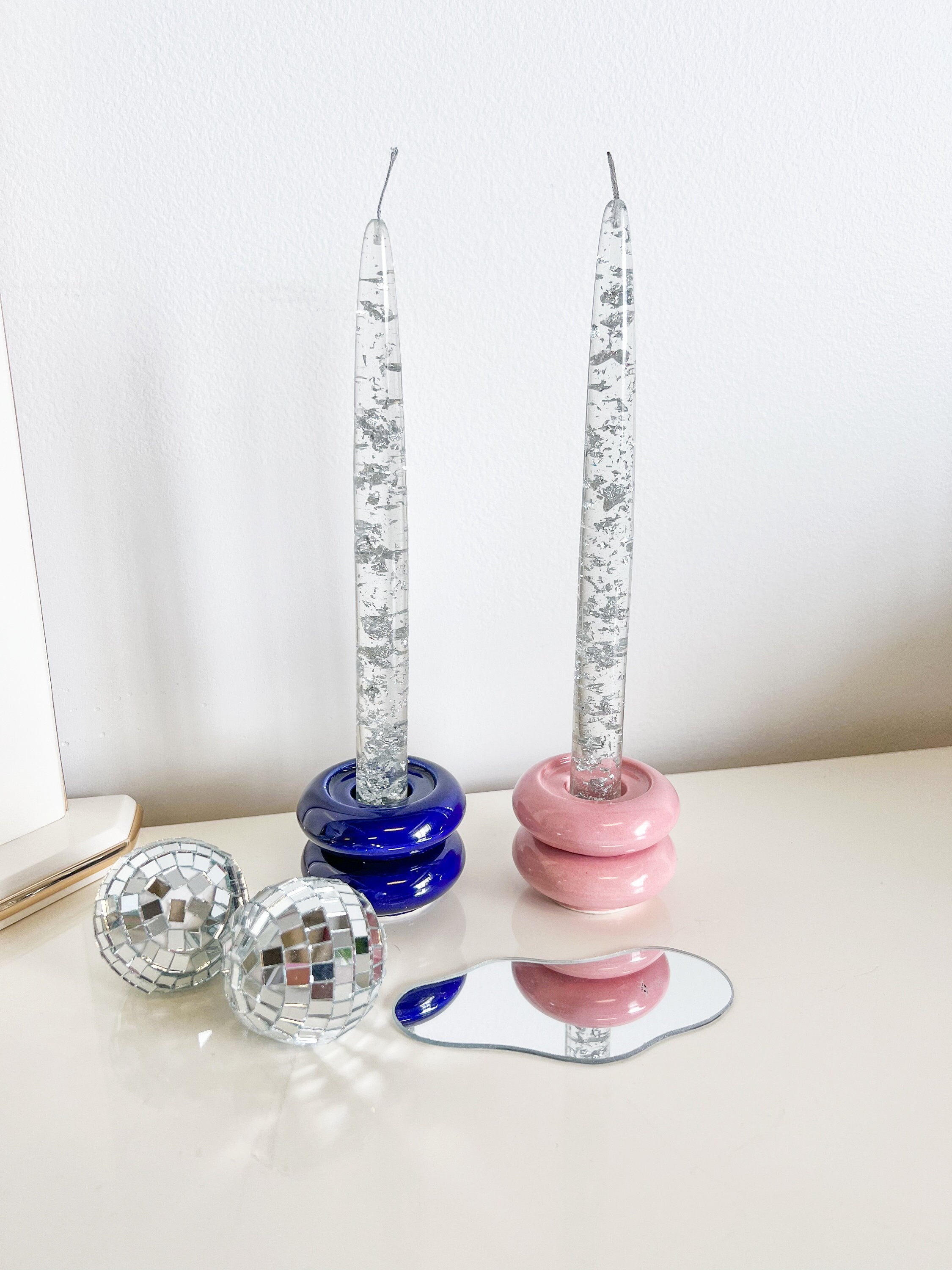 Handmade Lucite Candles Metallic - Etsy