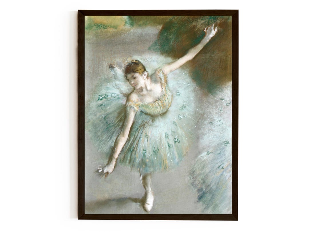 Degas Ballerina Wall Art, Classic Dance Decor, Impressionist Ballet ...