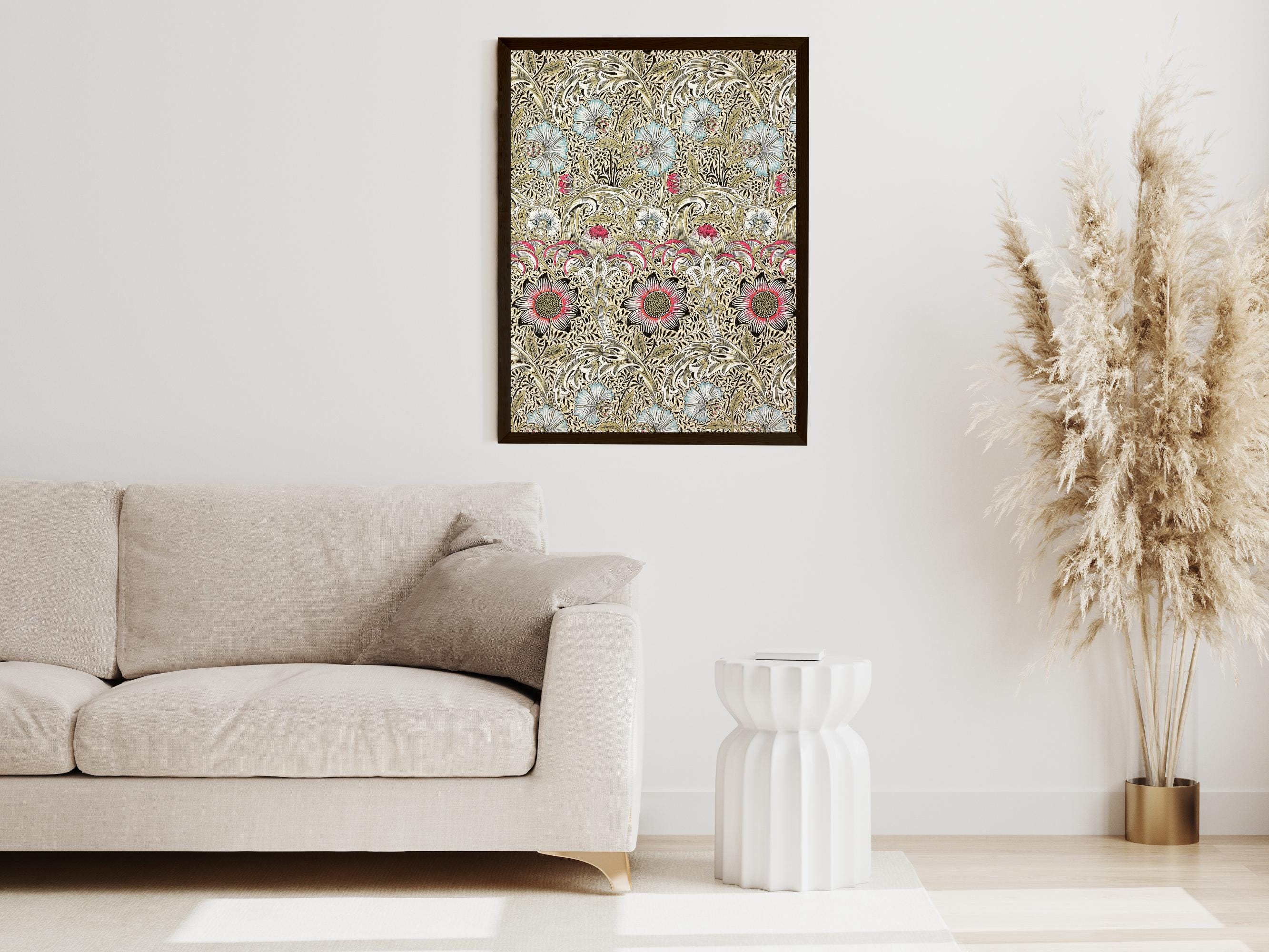 William Morris's Corncockle Art Print | Vintage Floral Pattern ...