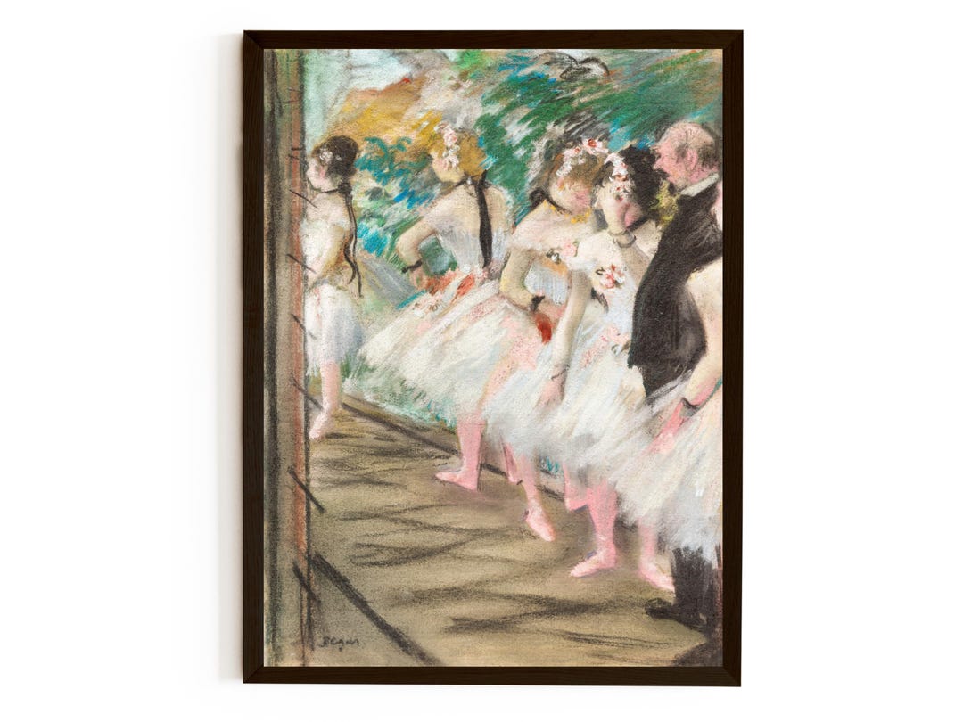 The Ballet Painting , Edgar Degas Wall Art HIGH QUALITY PRINT , Ballet ...