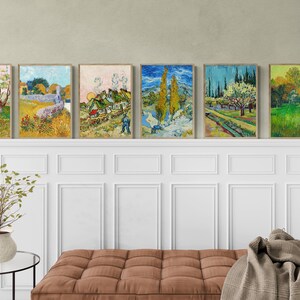 Van Gogh Poster Set of 6 Prints, Vincent Van Gogh Gallery Wall Art ...