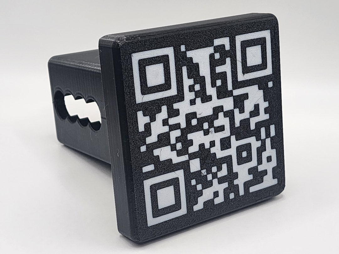Custom QR Code Trailer Hitch Cover - Fits 2" Receiver - Etsy