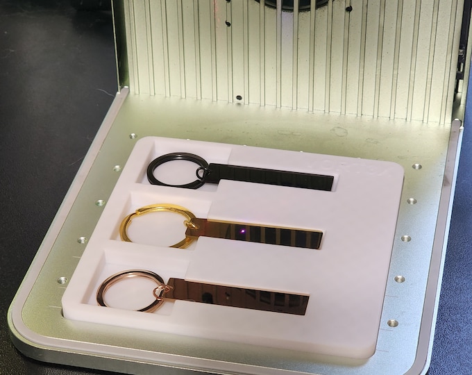 Xtool F1 Laser Keychain Jig, Keychain Blank Template, Laser Engraved ...