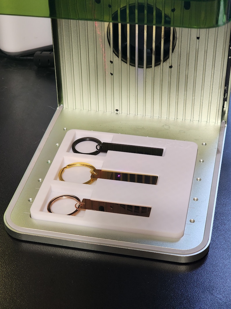 Xtool F1 Keychain 3 Slot Jig & Creative Space Software Template for ...