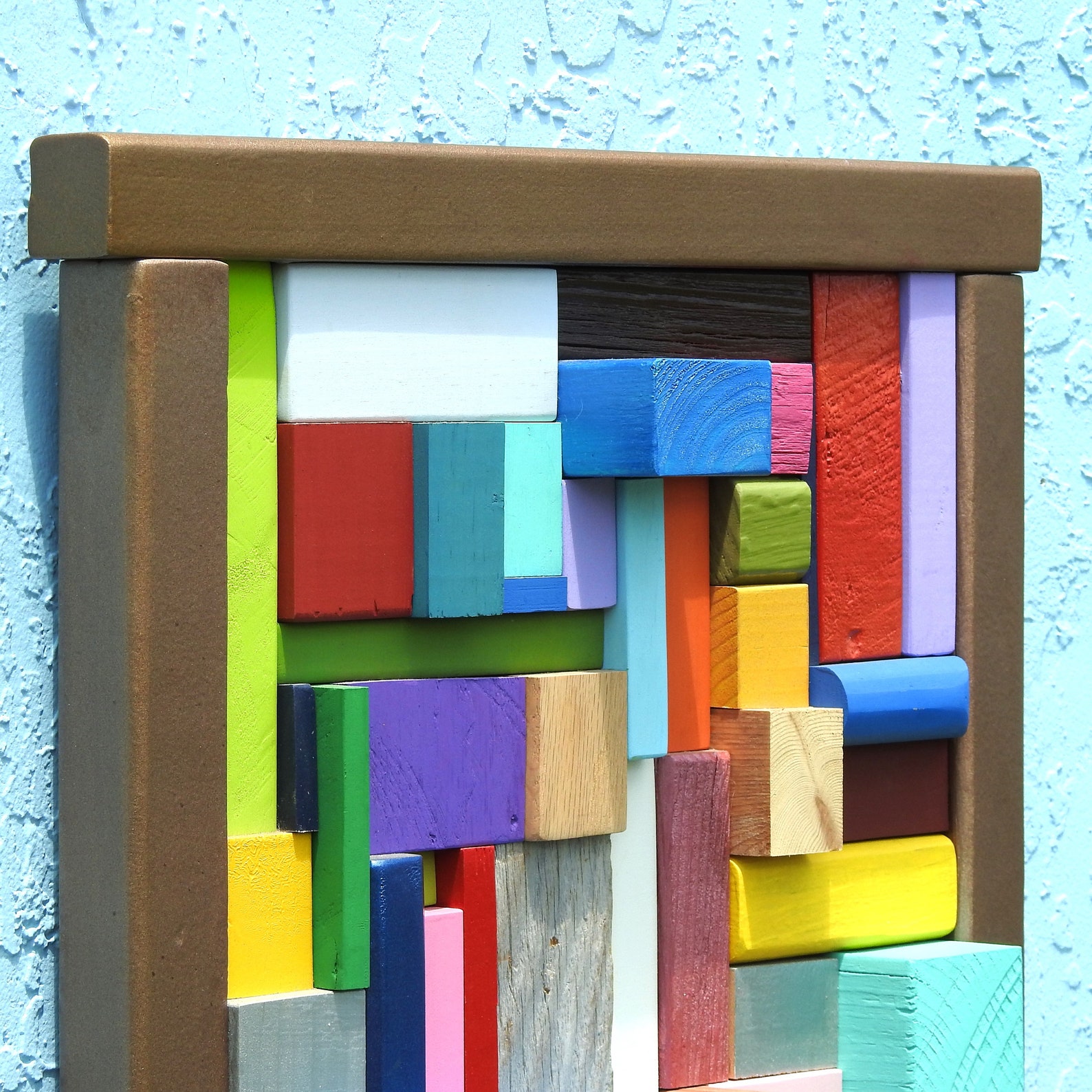Framed Squares, Rectangles and More - Colorful Wooden Blocks - Made in ...