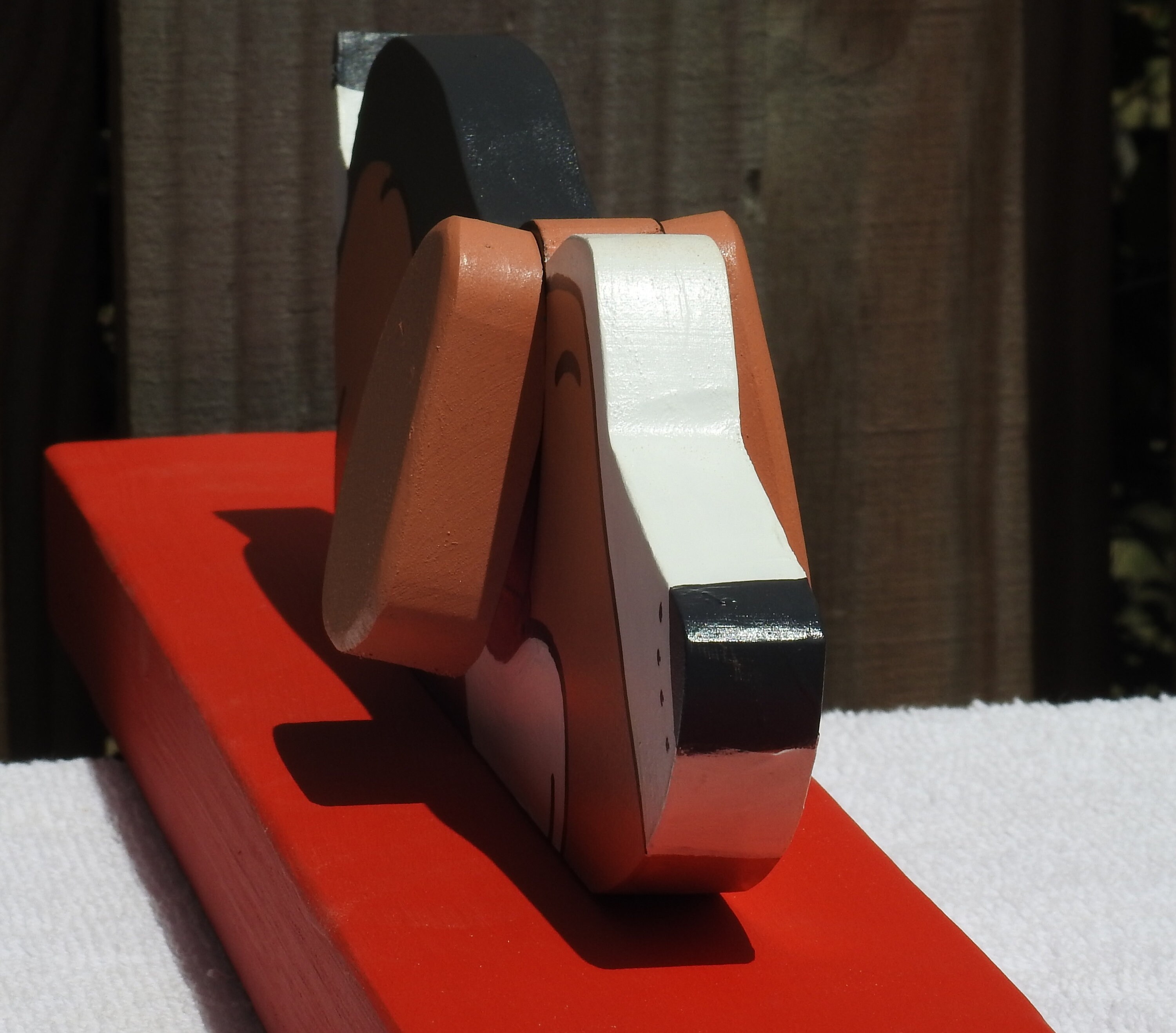 Beagle Mailbox TOPPER ONLY - OOAK- Chalet Style Wooden Mailbox Topper ...