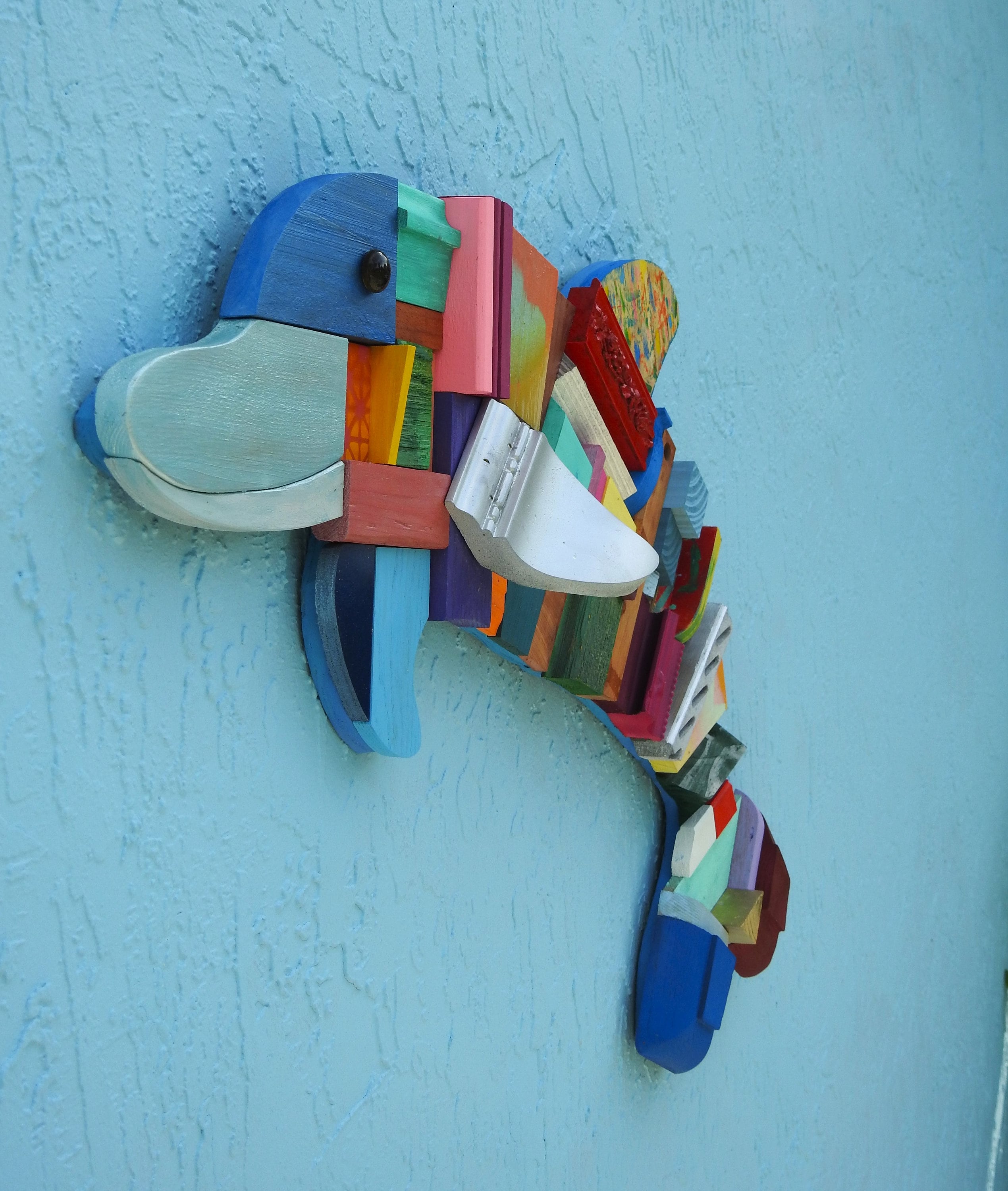 Colorful Big Block Dolphin Wall Art Ocean Animals Sea Life Salt Life ...