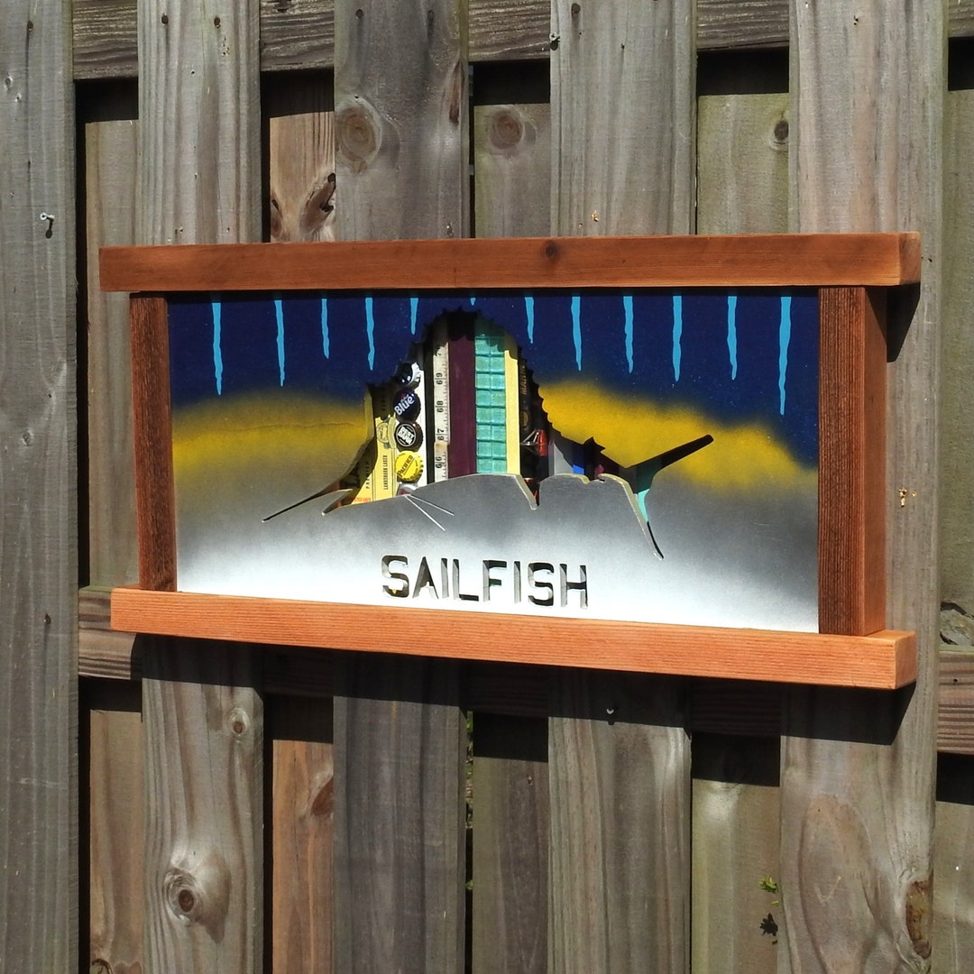Sailfish Shadow Box - Florida Keys - Fishing Adventure - Nautical Sense ...