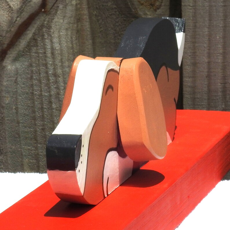 Beagle Mailbox TOPPER ONLY - OOAK- Chalet Style Wooden Mailbox Topper ...