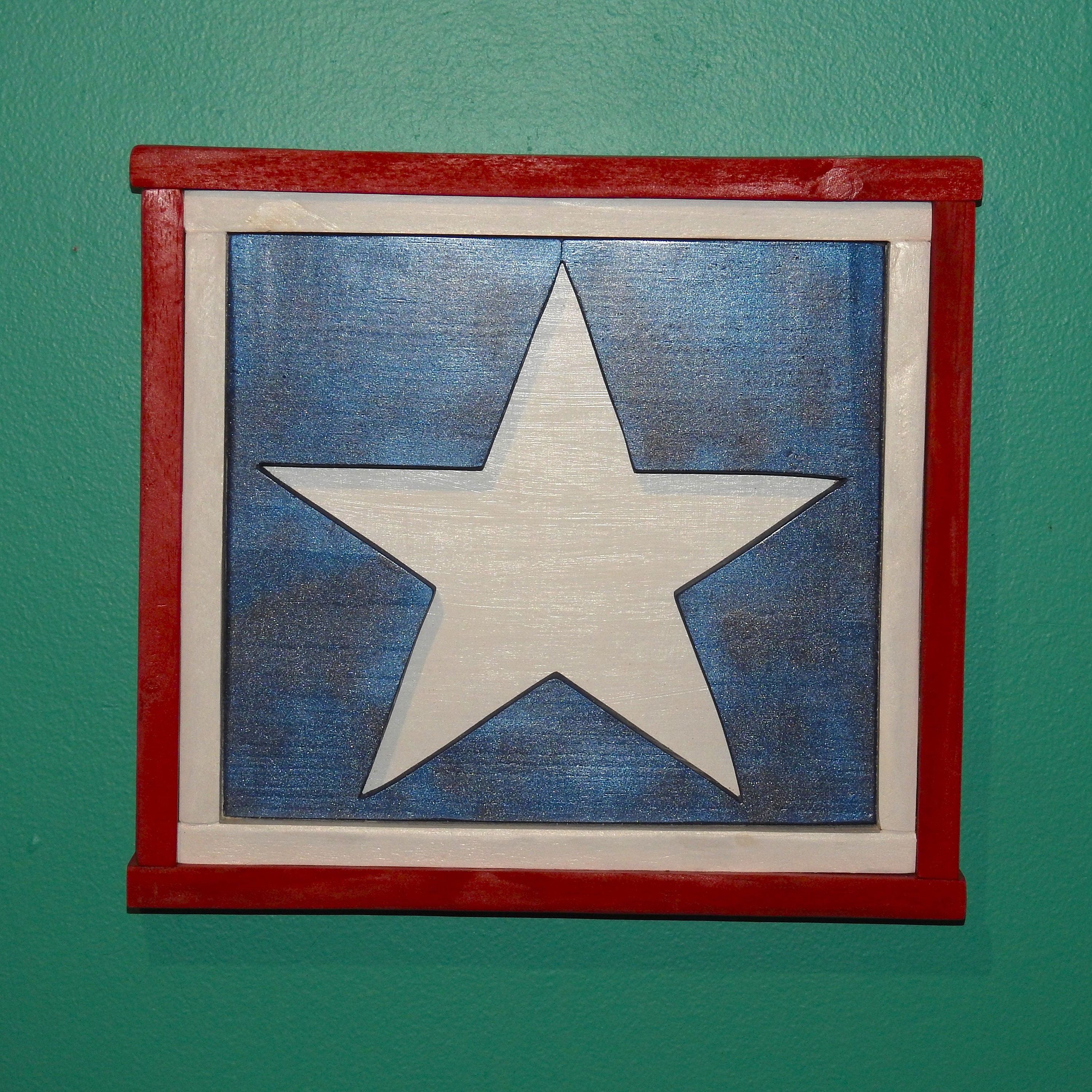 Lone Star Shadow Box - Star Wall Hanging - One of a Kind - Made in USA ...