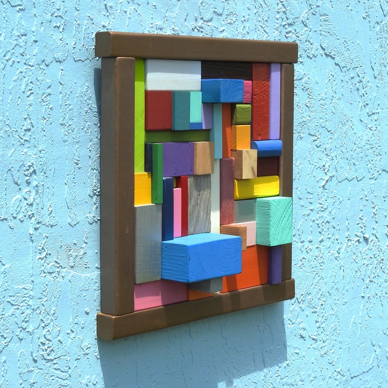 Framed Squares, Rectangles and More - Colorful Wooden Blocks - Made in ...