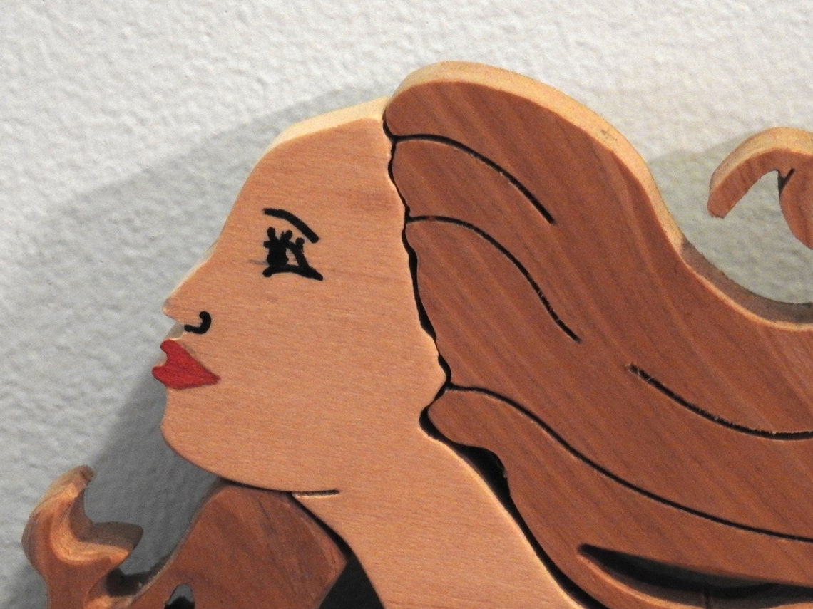 Enticing Blonde Intarsia Mermaid - Sailor's Delight -sea Nymph ...