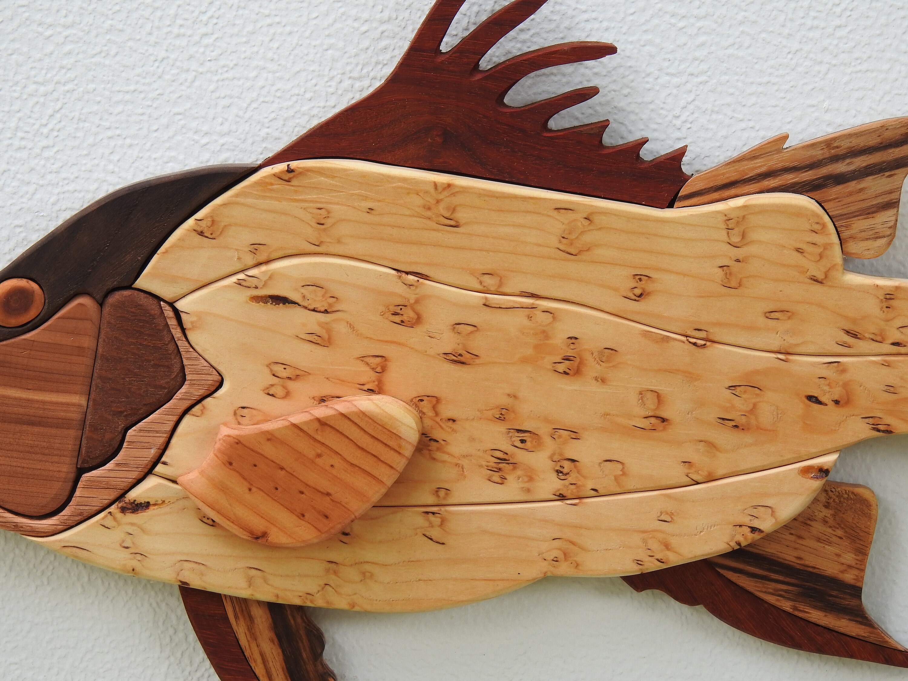 Hogfish Wood Sculpture - Fish Wall Art - Fisherman Gift - Beach House ...