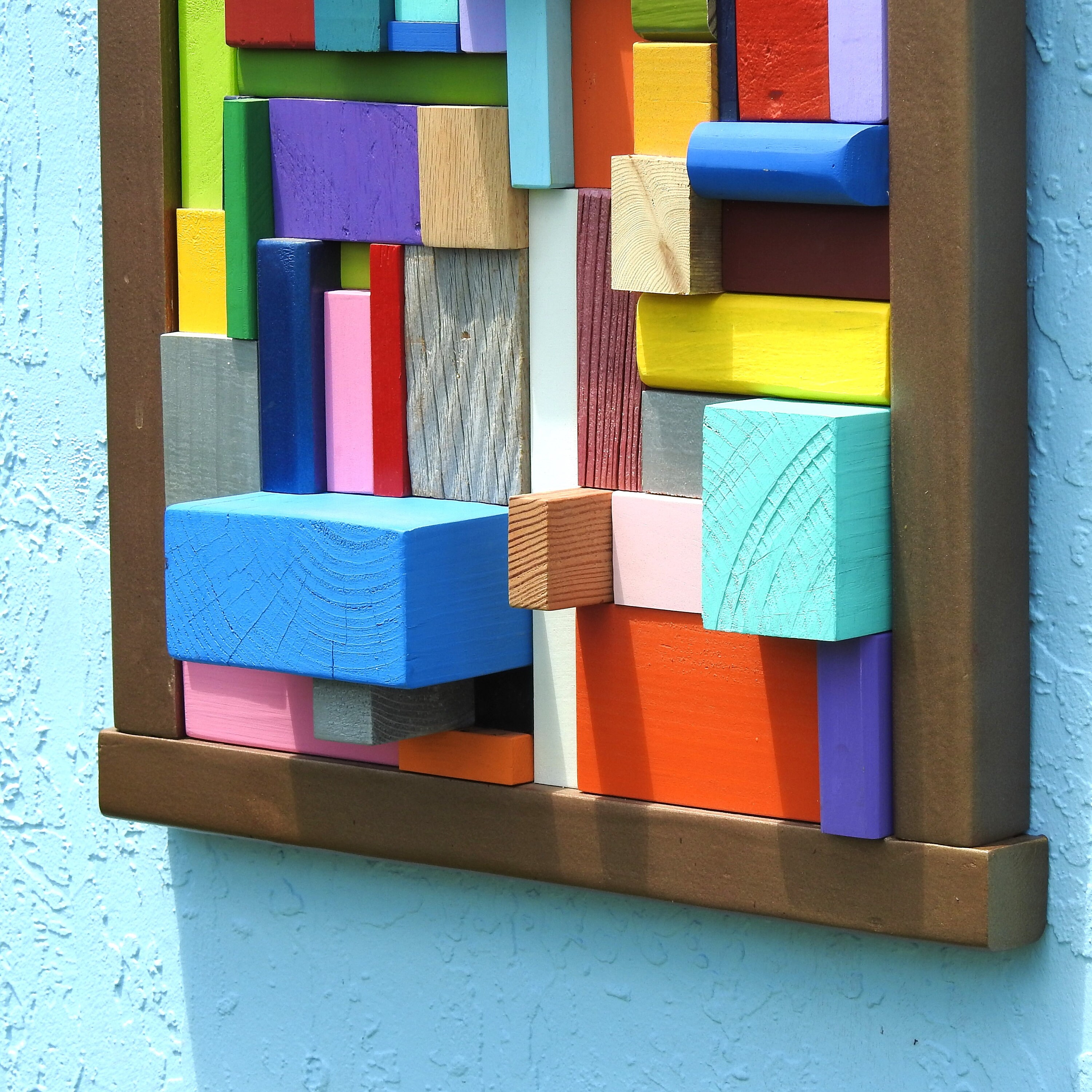Framed Squares, Rectangles and More - Colorful Wooden Blocks - Made in ...
