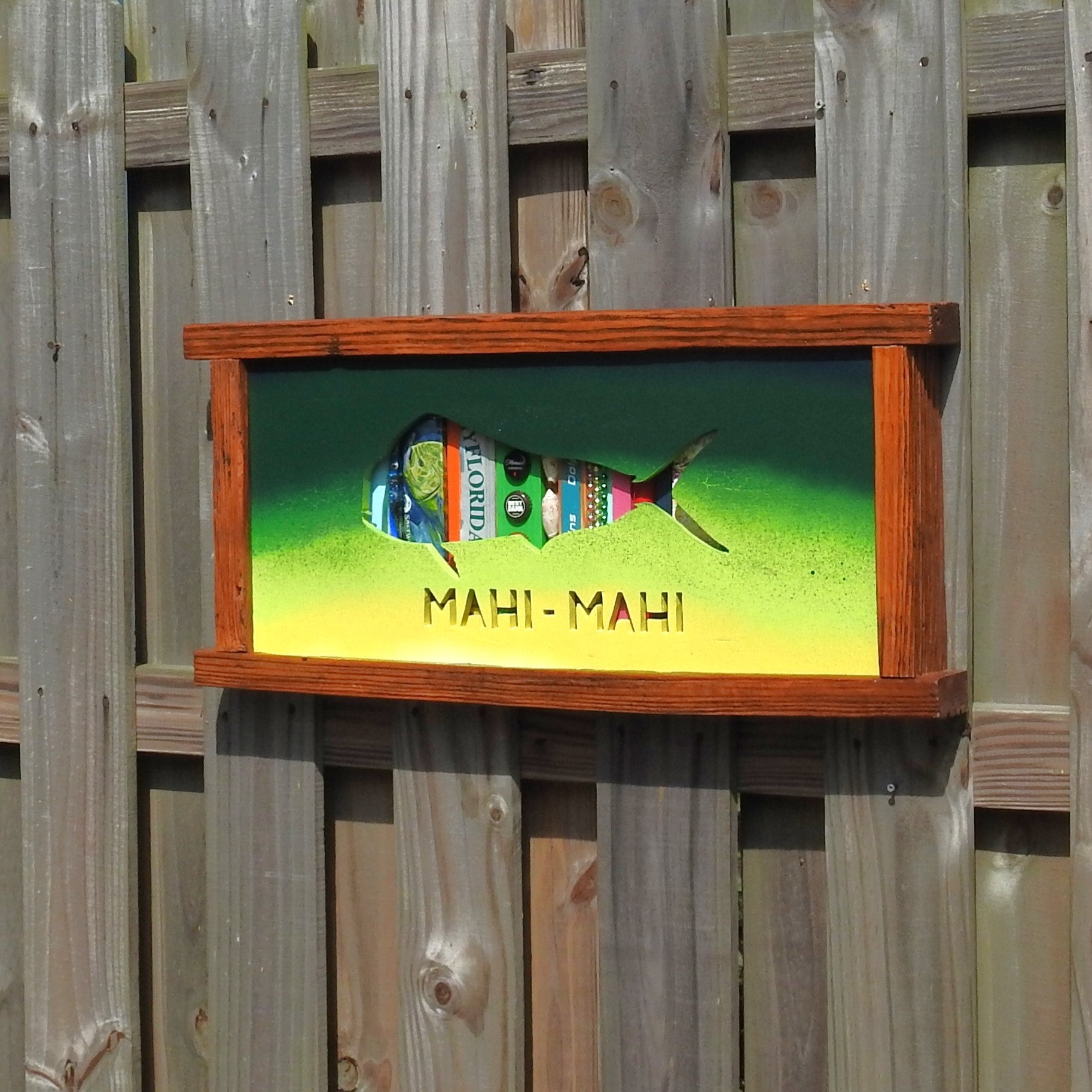 Mahi Mahi Shadow Box - Florida Keys - Fishing Adventure - Nautical ...