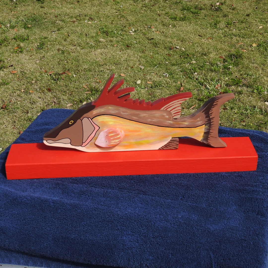 Hogfish Chalet Style Wooden Mailbox Topper Only - Mailbox Ornament ...