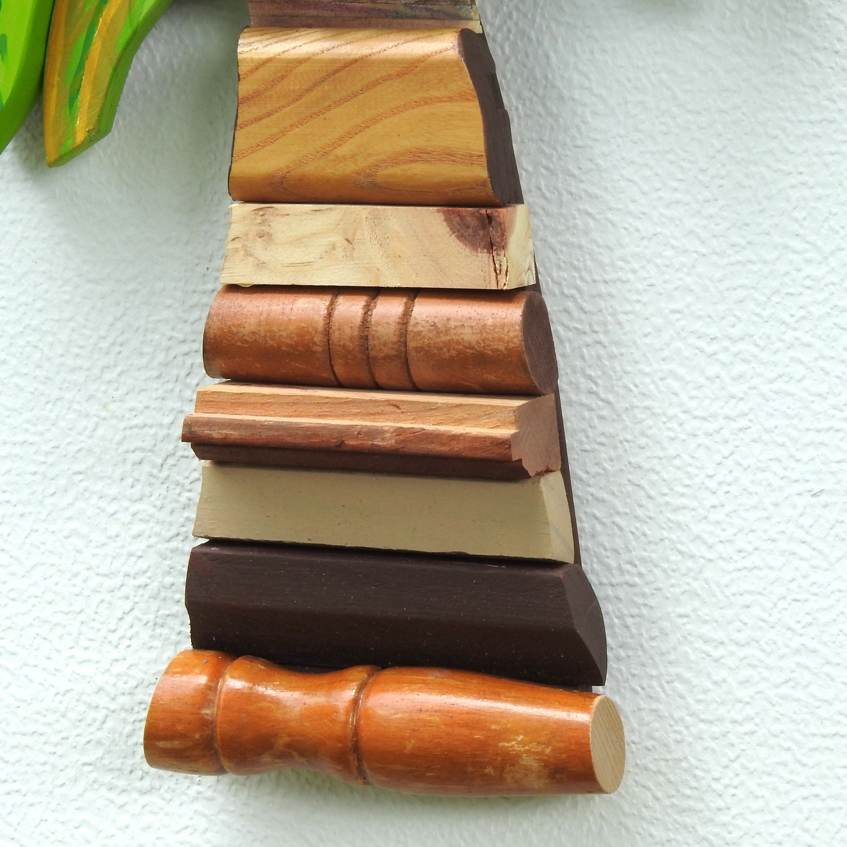 Small Coconut Palm Tree Wall Sculpture Recycled Wood 3D Wood Wall Art ...