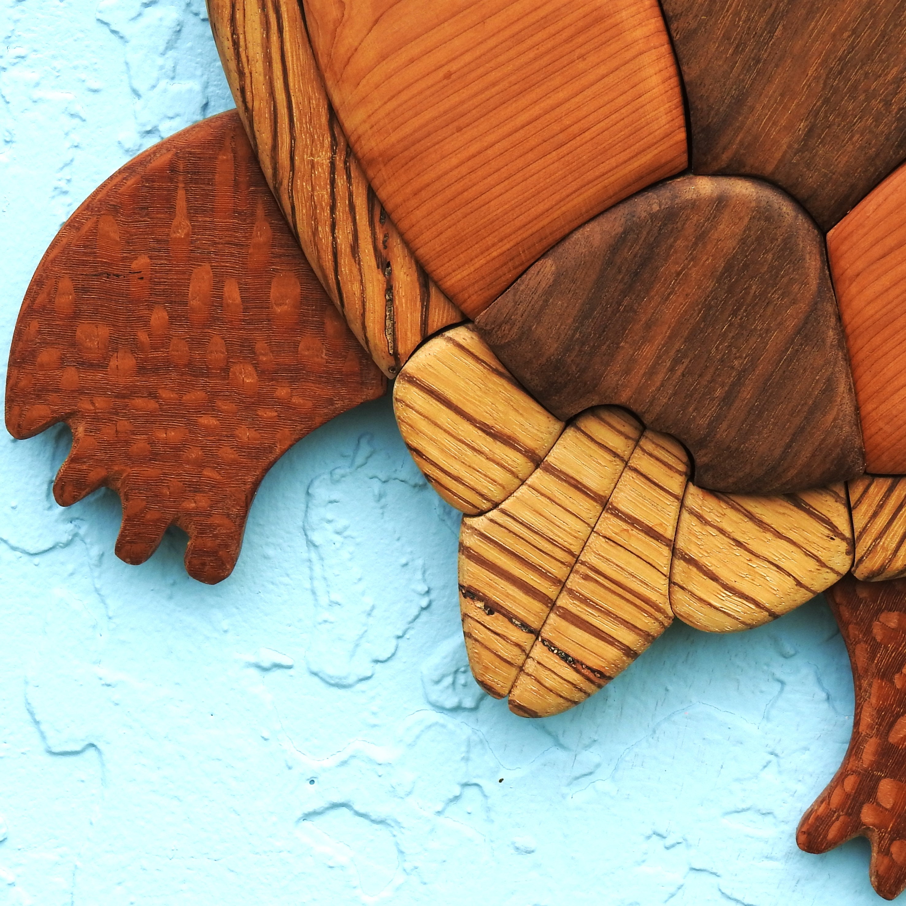 Large Sea Turtle - Intarsia - Beach House - One of a Kind Handmade ...