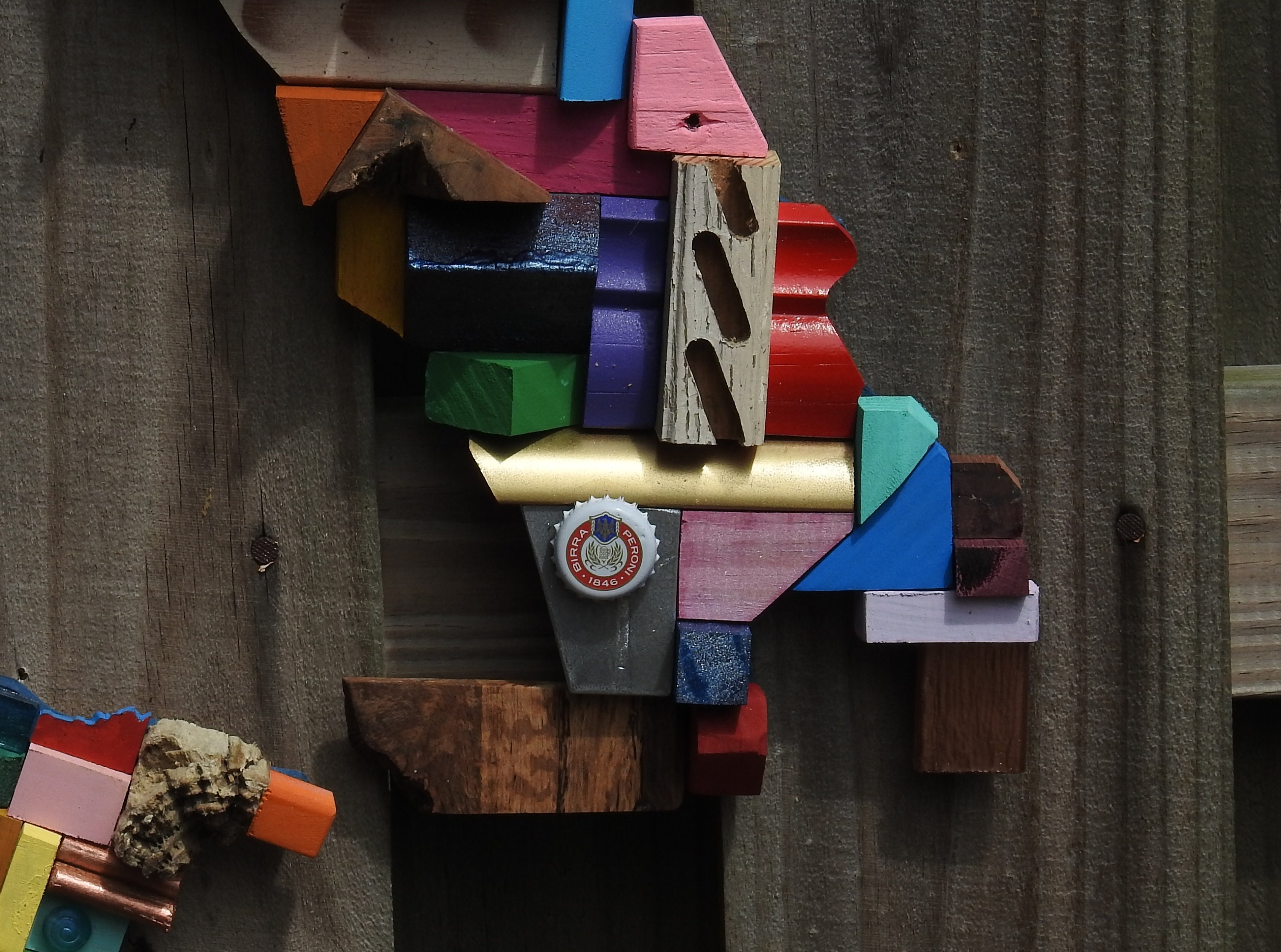 Small Map of Italy & Islands Colorful Blocks Collage Sicily Ortigia ...