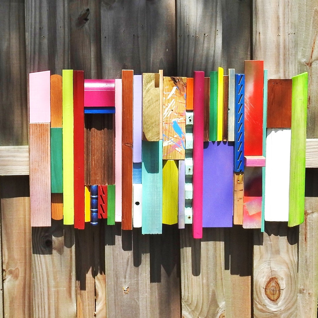 Large Strips of Blocks and Colors - Made in America - OOAK - Made by ...