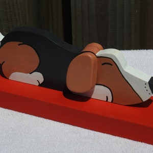 Beagle Mailbox TOPPER ONLY - OOAK- Chalet Style Wooden Mailbox Topper ...