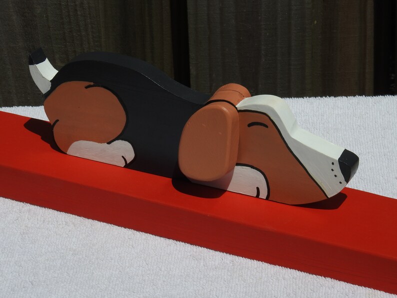 Beagle Mailbox TOPPER ONLY - OOAK- Chalet Style Wooden Mailbox Topper ...