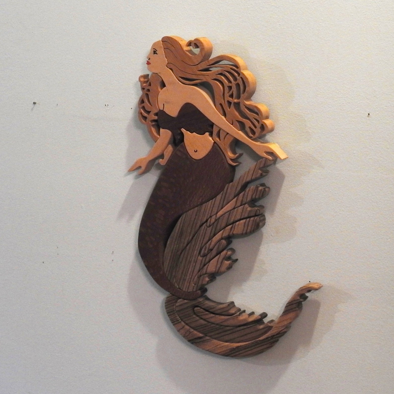 Enticing Blonde Intarsia Mermaid - Sailor's Delight -sea Nymph ...