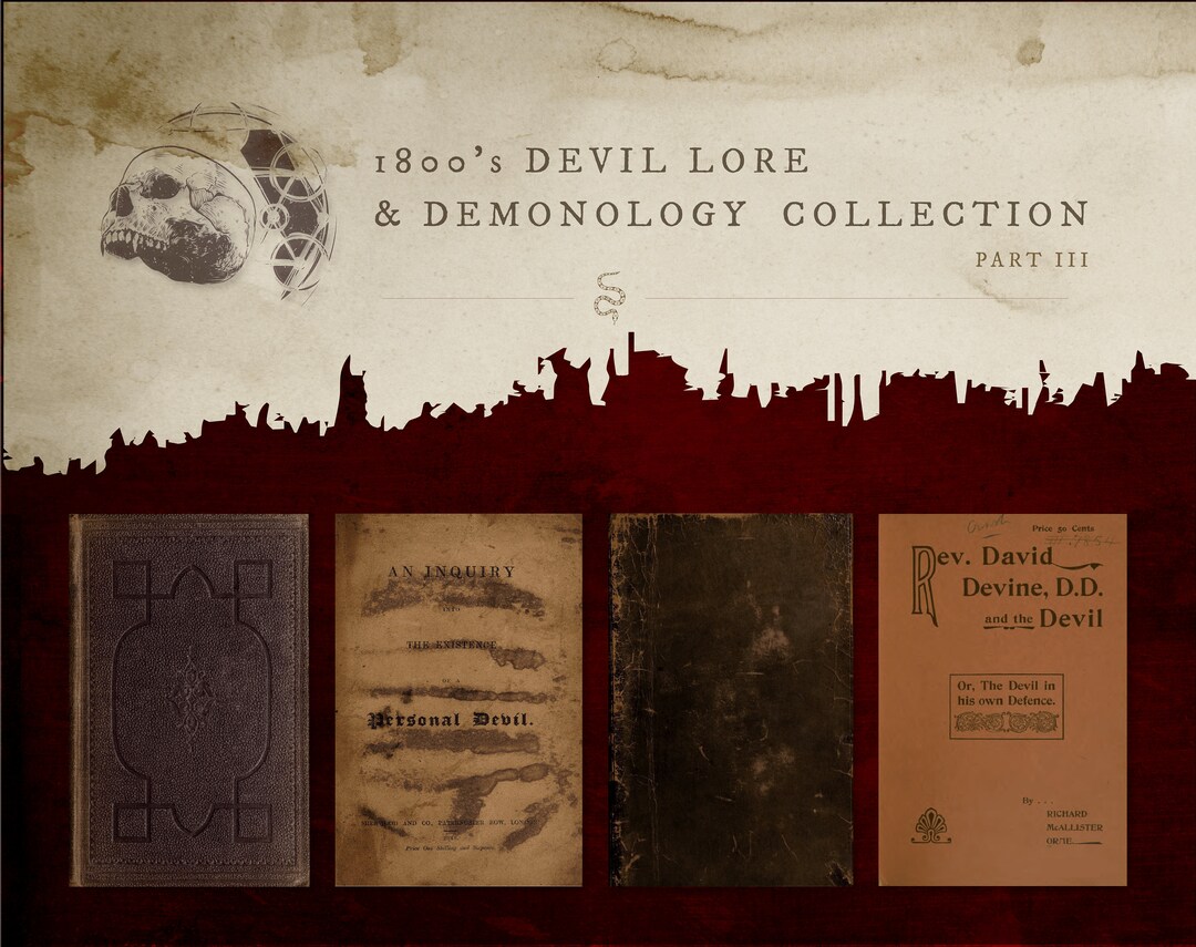 Devil Lore & Demonology Rare 1800's PDF Collection Parte III todas as ...