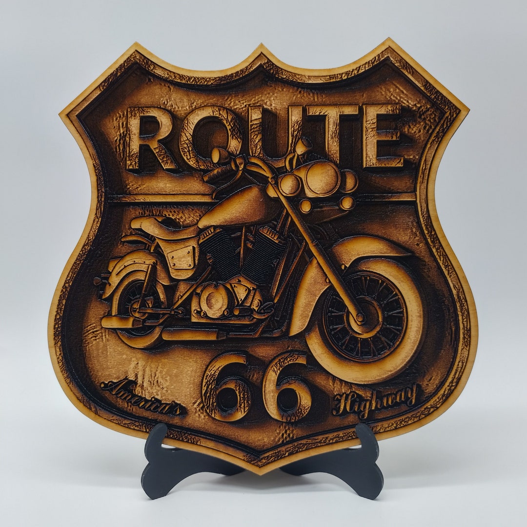 Route 66 Shield Ultra HD, Route 66 Sign, Route 66 Motorcycle, Route 66 ...