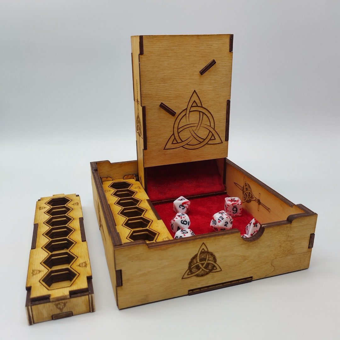 3-in-1 Dice Vault 3 in 1 Dice Box Dice Tower Custom Dice Vault ...