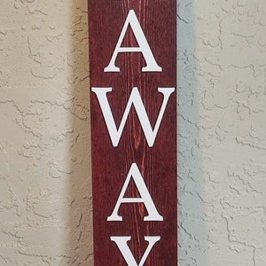 Go Away Porch Sign - Etsy