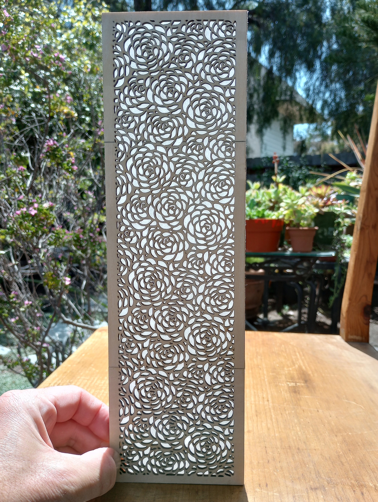 Roses Laser-cut Panel - DIGITAL Files - Etsy