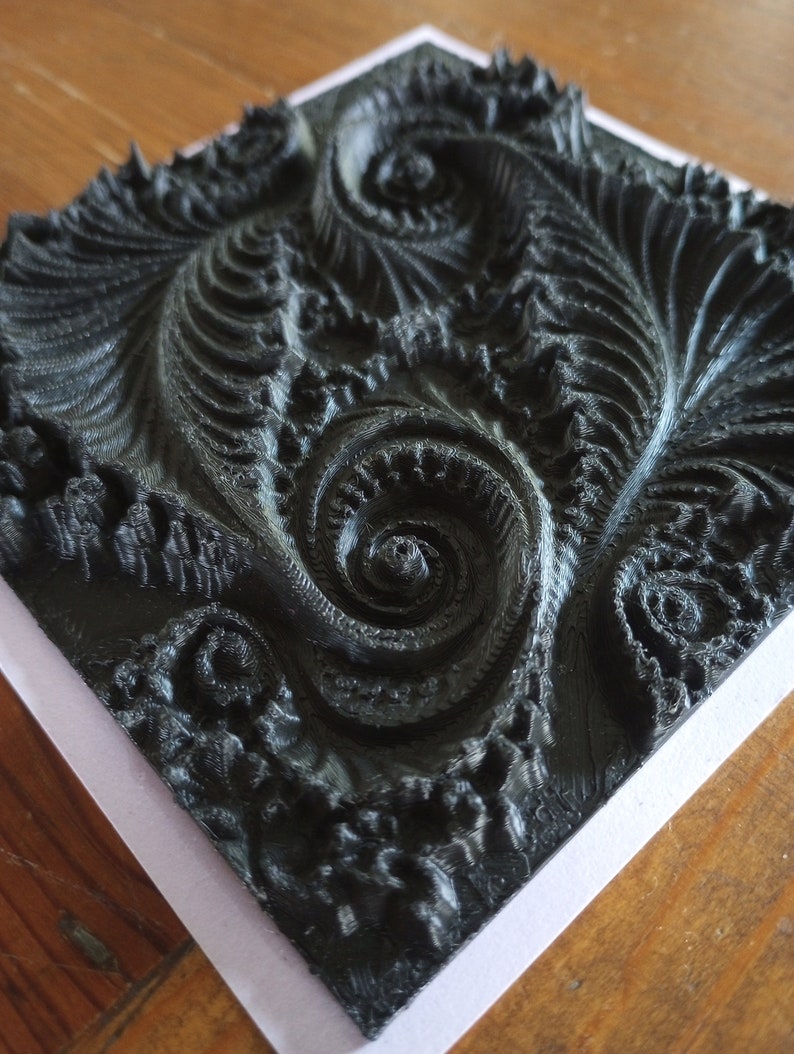 3D Julia Set Fractal, Experiment #1 - Etsy