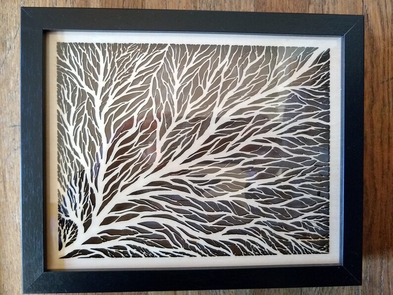 Delicate Lightning Laser-cut Light Box - Etsy