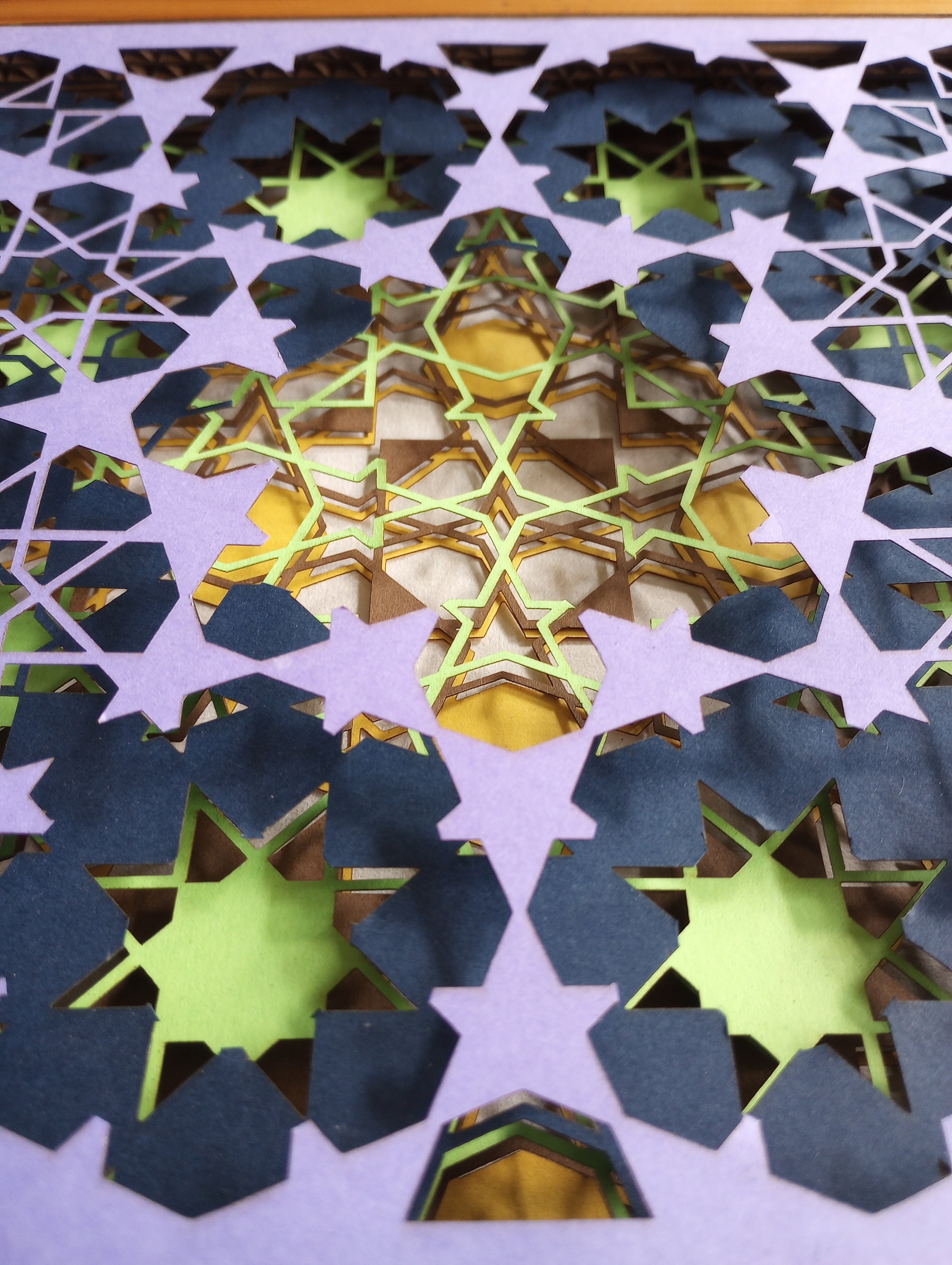 Islamic Tiling Multilayer Laser-cut Silhouette - Etsy