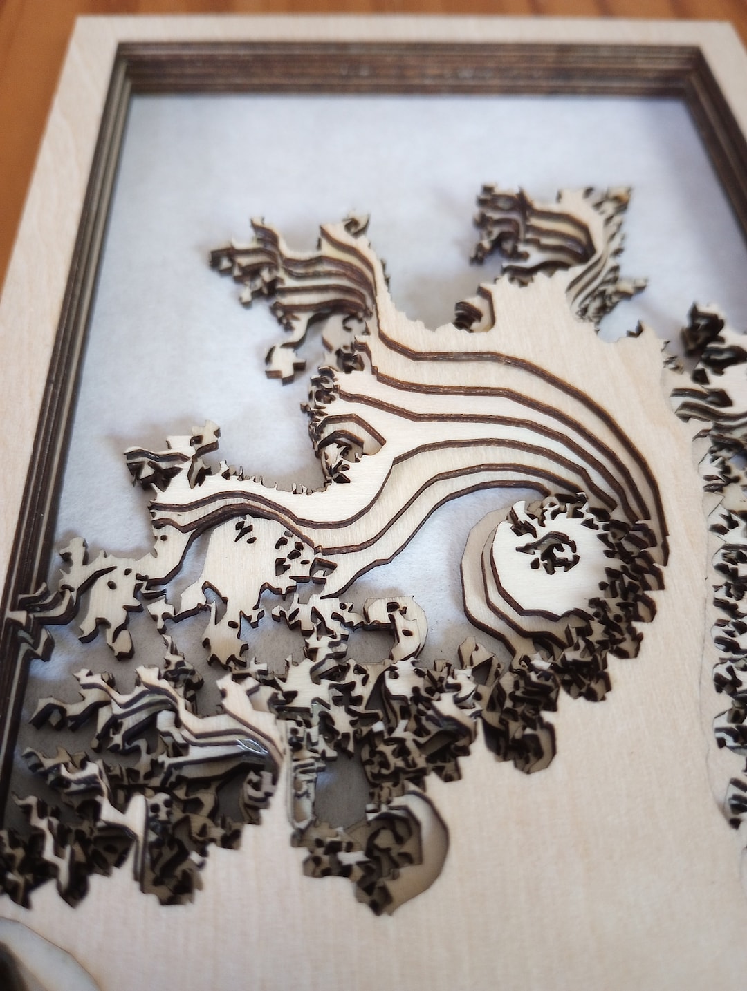 Fractal Multilayer Laser-cut Sculpture - Etsy