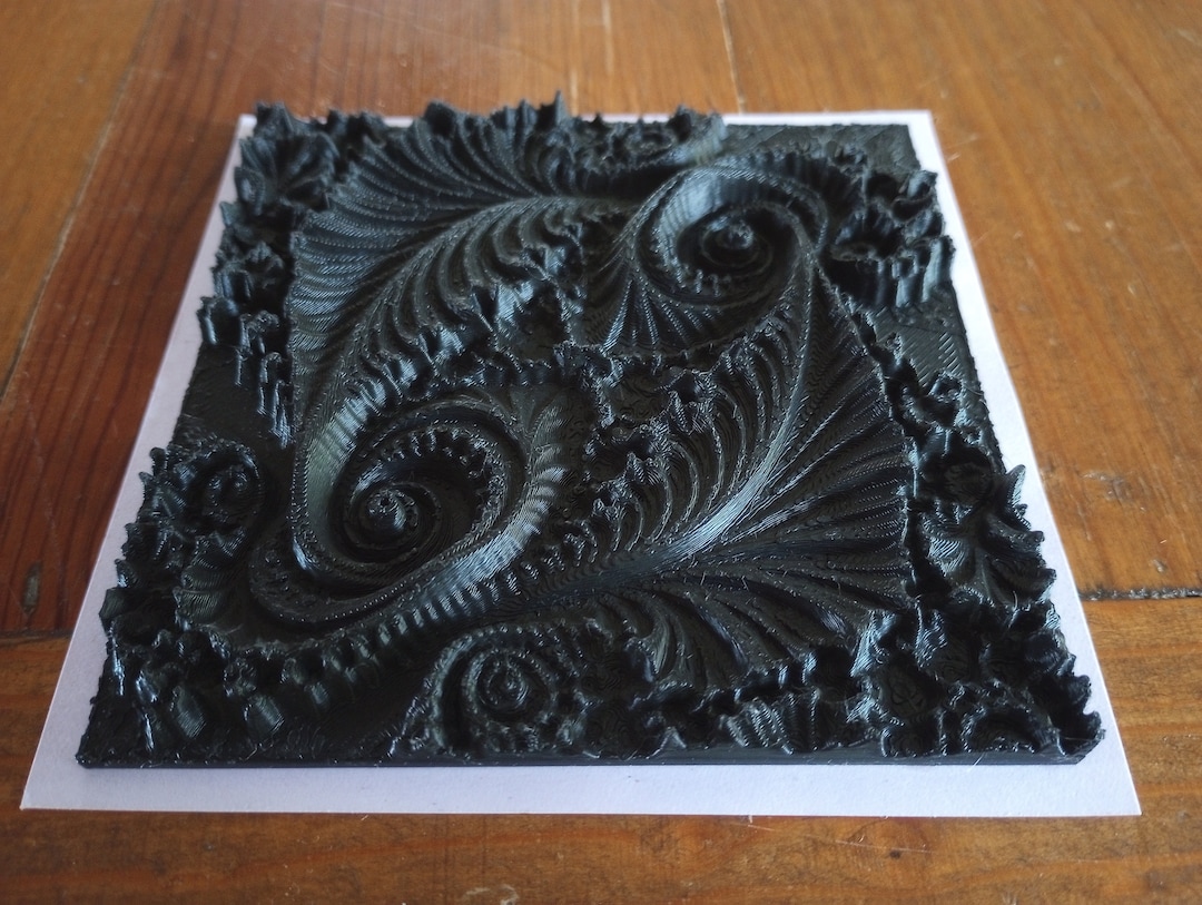 3D Julia Set Fractal, Experiment #1 - Etsy