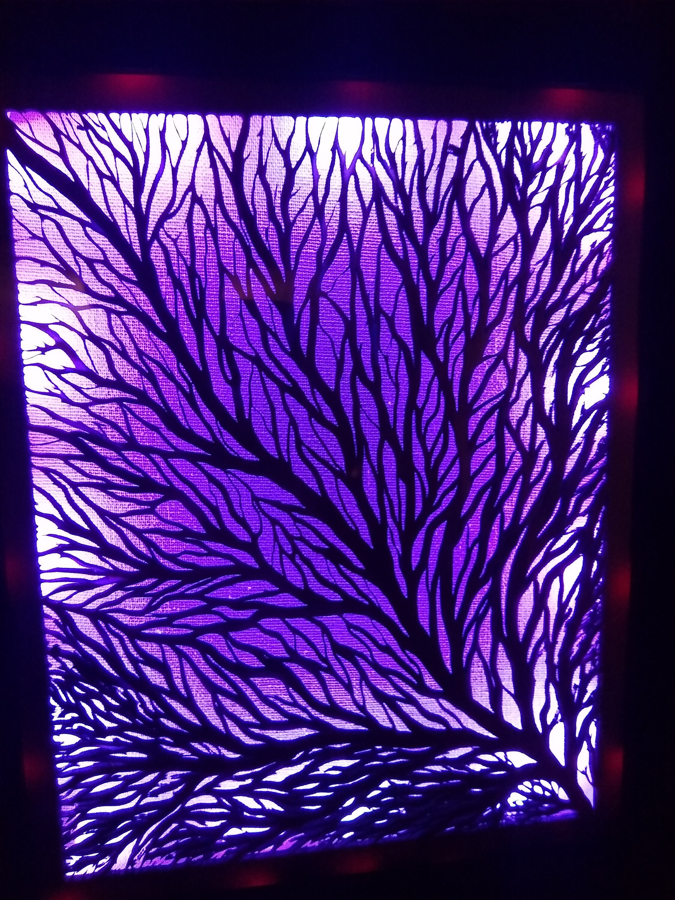 Delicate Lightning Laser-cut Light Box - Etsy