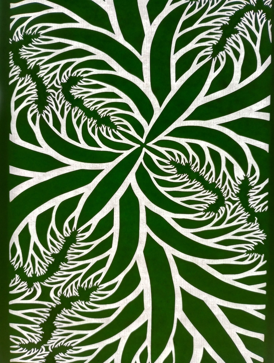 Fractal Flower Laser-cut Silhouette - Etsy